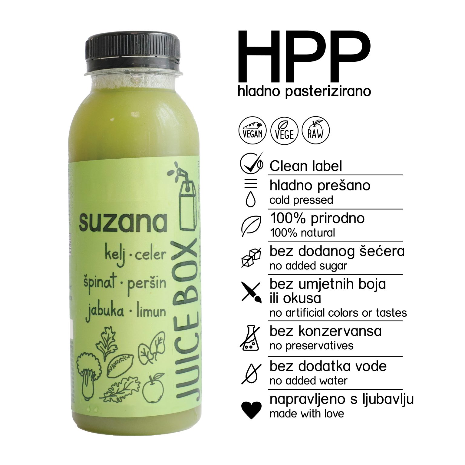 Suzana hladno prešani sok - Juice Box