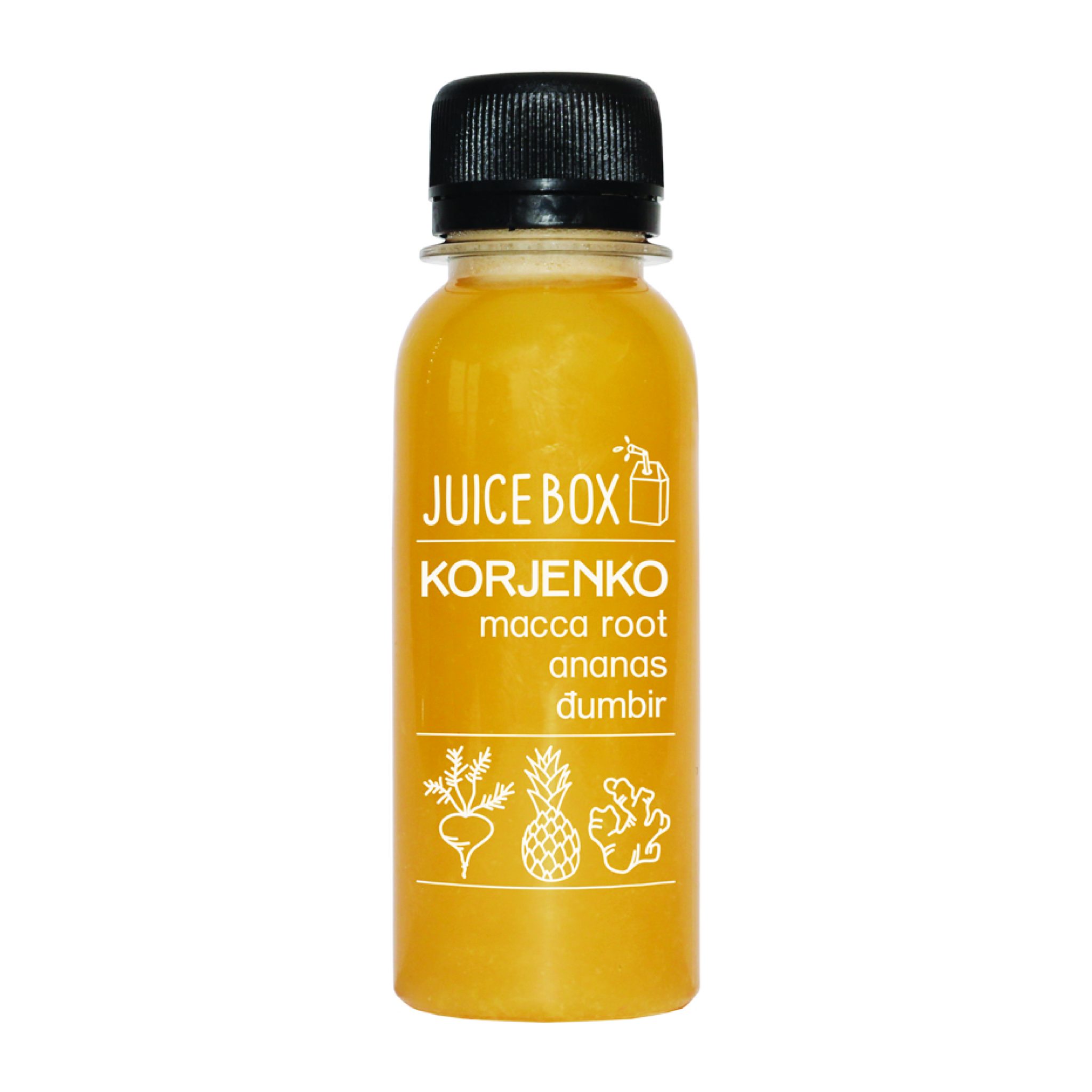 Korjenko hladno prešani sok - Juice Box