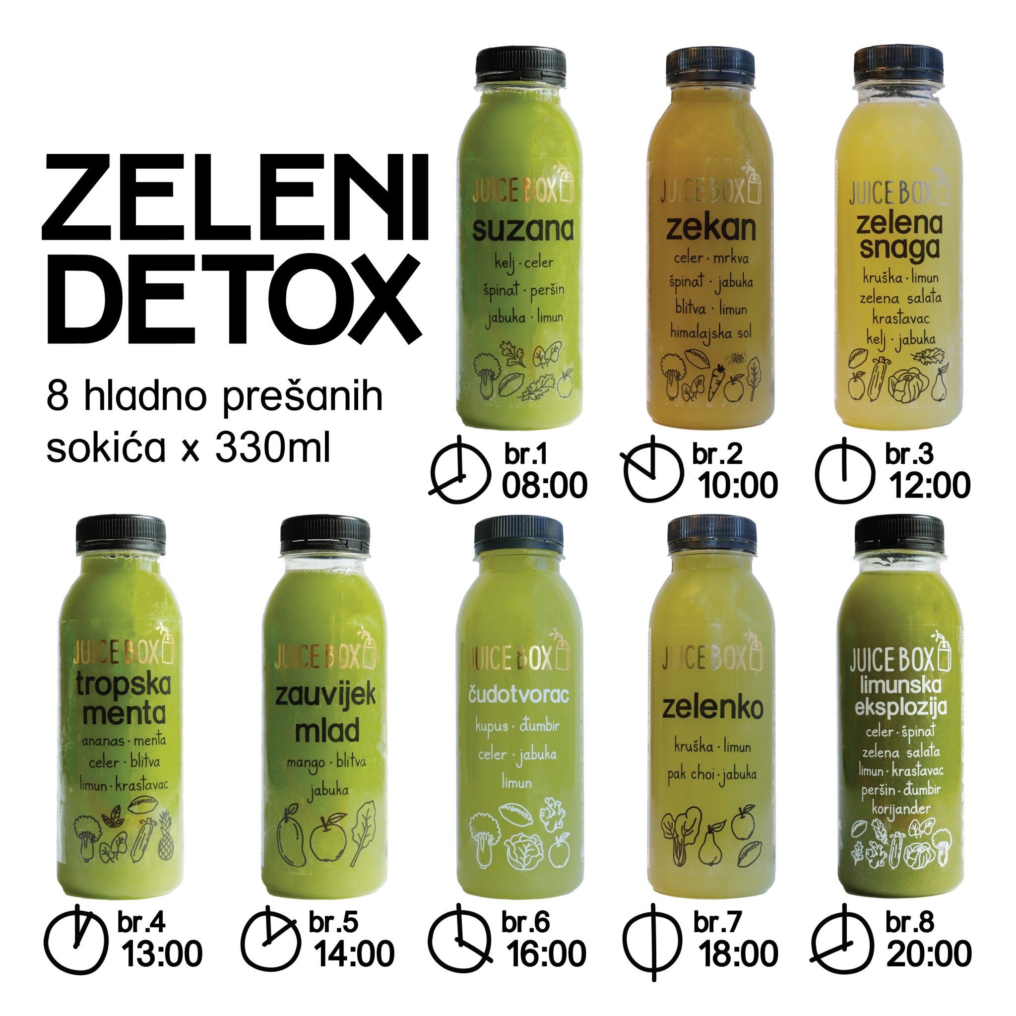 Zeleni DETOX - Juice Box